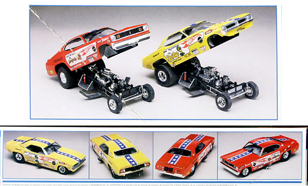 Monogram/Revell Don "Snake" Prudhomme Cuda and Tom "Mongoose" McEwen ...