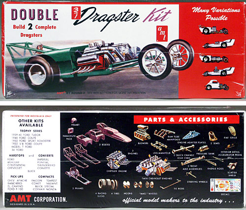 AMT "Double Dragster" Fiat Altered and Dragster - Spotlight Hobbies