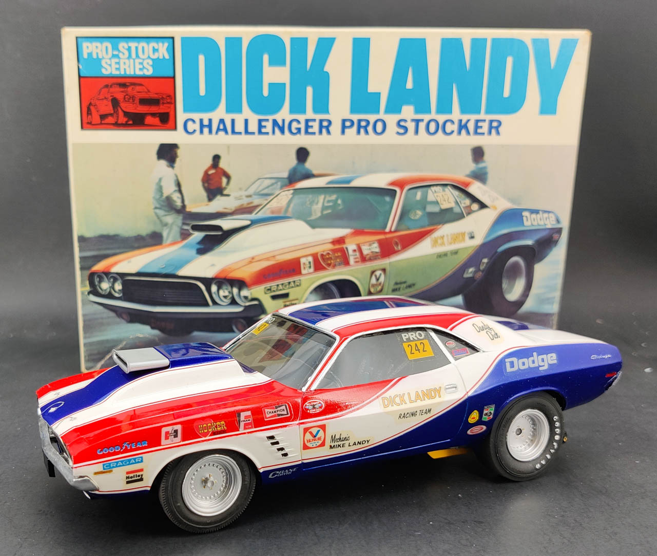 MPC Dick Landy Pro Stock Dodge Challenger Built Kit with Box ...