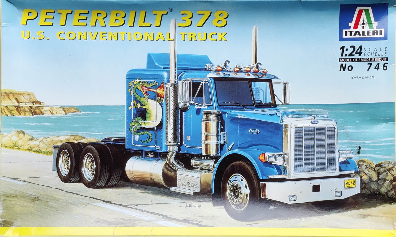 Italeri Peterbilt 378 Semi Truck Tractor - Spotlight Hobbies