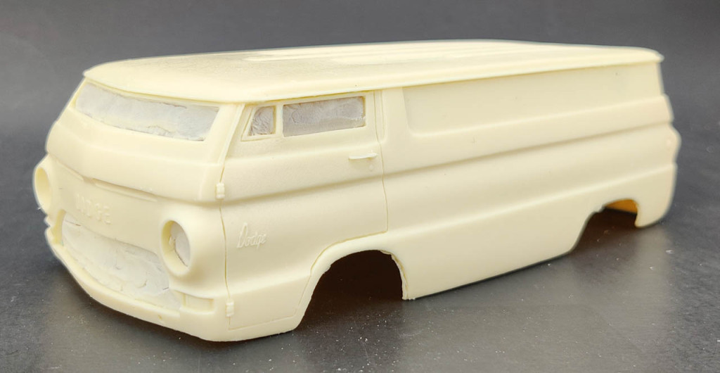Jimmy Flintstone Resin 1967 Dodge A-100 Chopped Panel Van - Spotlight ...