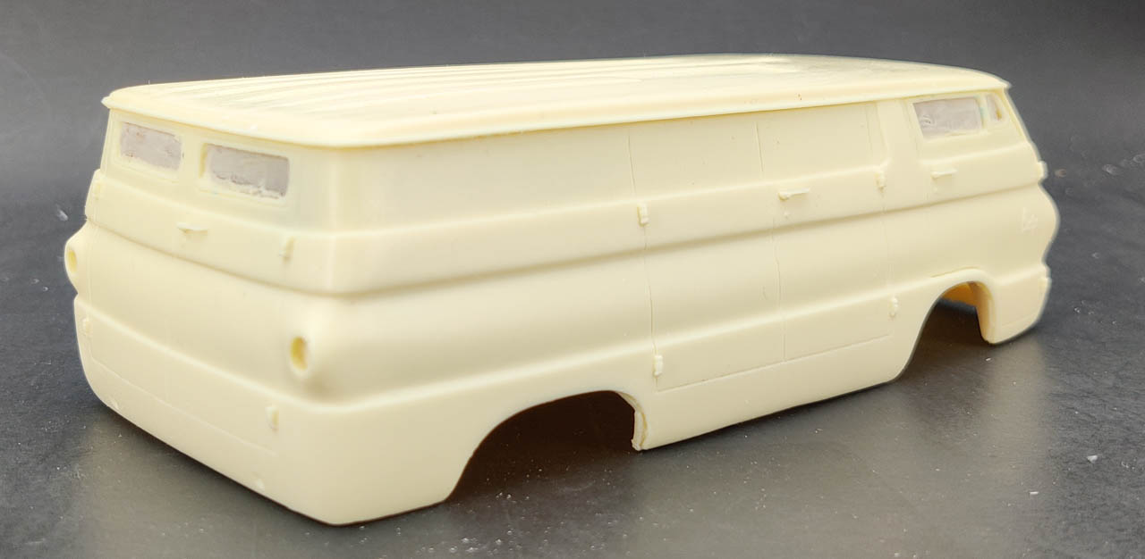 Jimmy Flintstone Resin 1967 Dodge A-100 Chopped Panel Van - Spotlight ...