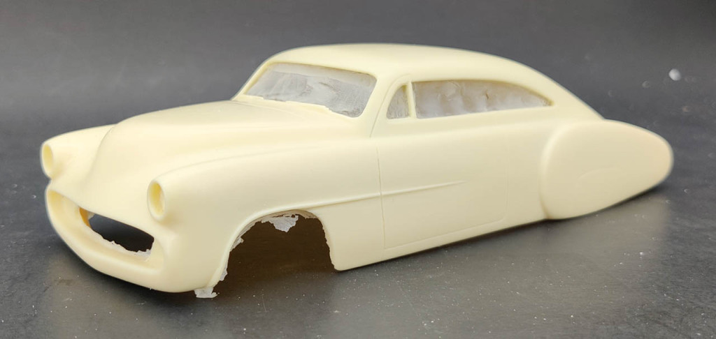 Jimmy Flintstone Resin 1951 Chevy Chopped Custom - Spotlight Hobbies