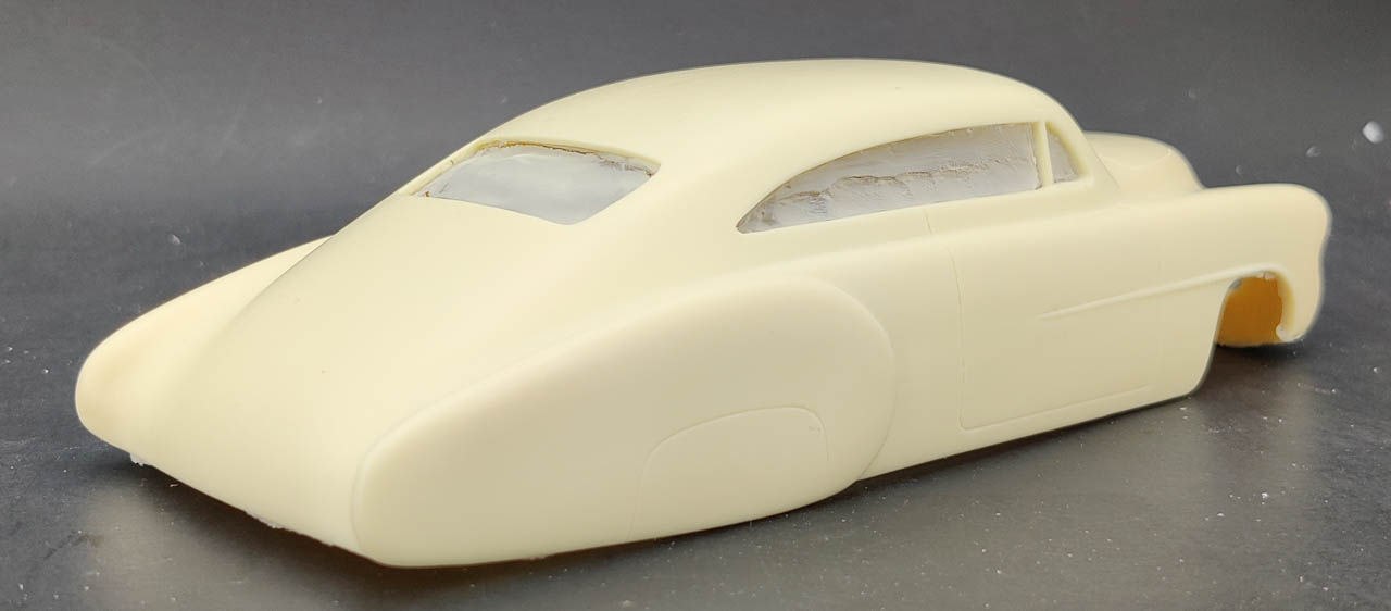 Jimmy Flintstone Resin 1951 Chevy Chopped Custom - Spotlight Hobbies