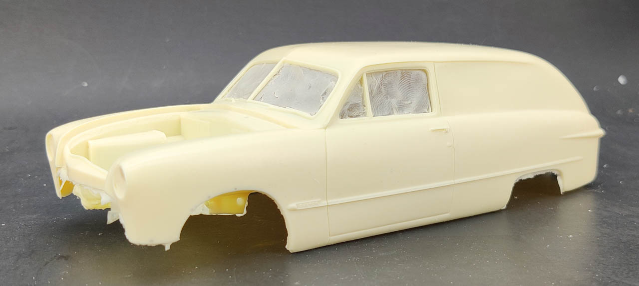 Jimmy Flintstone Resin 1949 Ford Sedan Delivery - Spotlight Hobbies