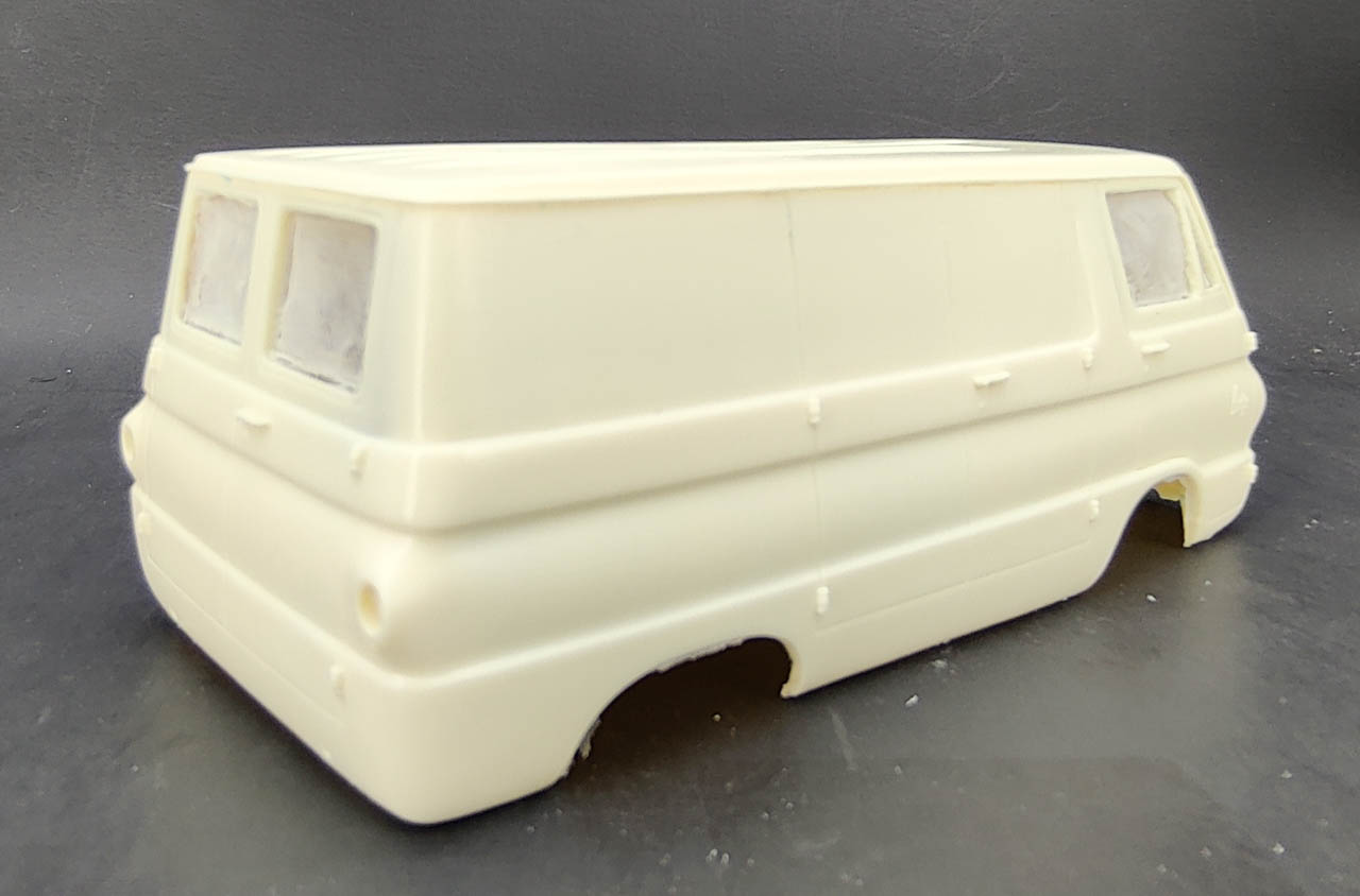 Jimmy Flintstone Resin 1967 Dodge A-100 Panel Van - Spotlight Hobbies