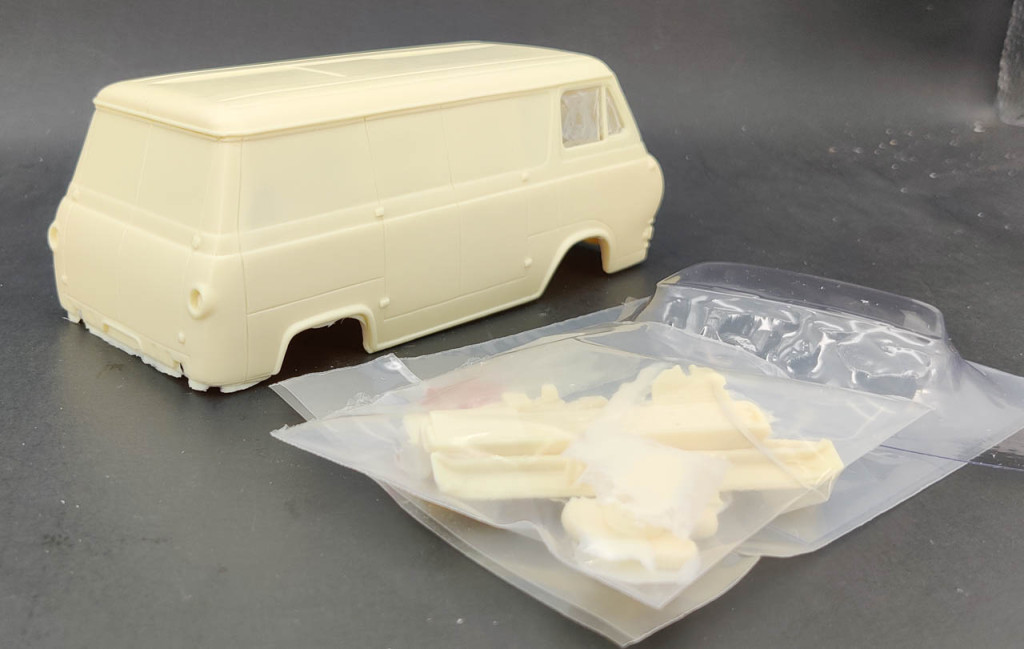 Jimmy Flintstone Resin 1961-1967 Ford Econoline Van - Spotlight Hobbies