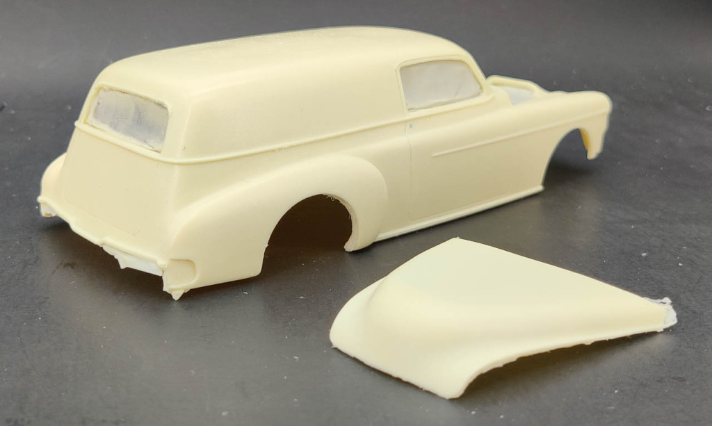 Jimmy Flintstone Resin 1950 Olds Sedan Delivery Custom - Spotlight Hobbies