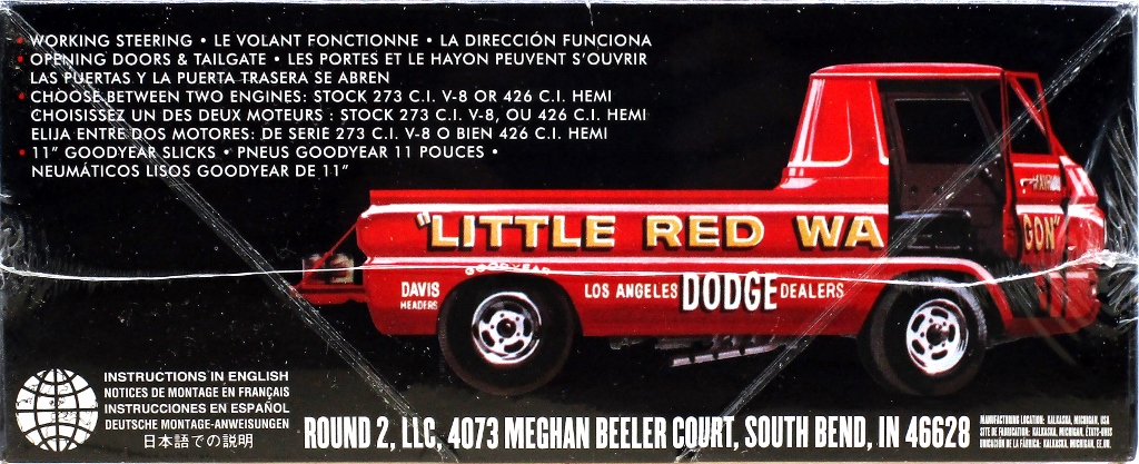 Lindberg Bill "Maverick" Golden “Little Red Wagon” 1965 Dodge A-100 ...