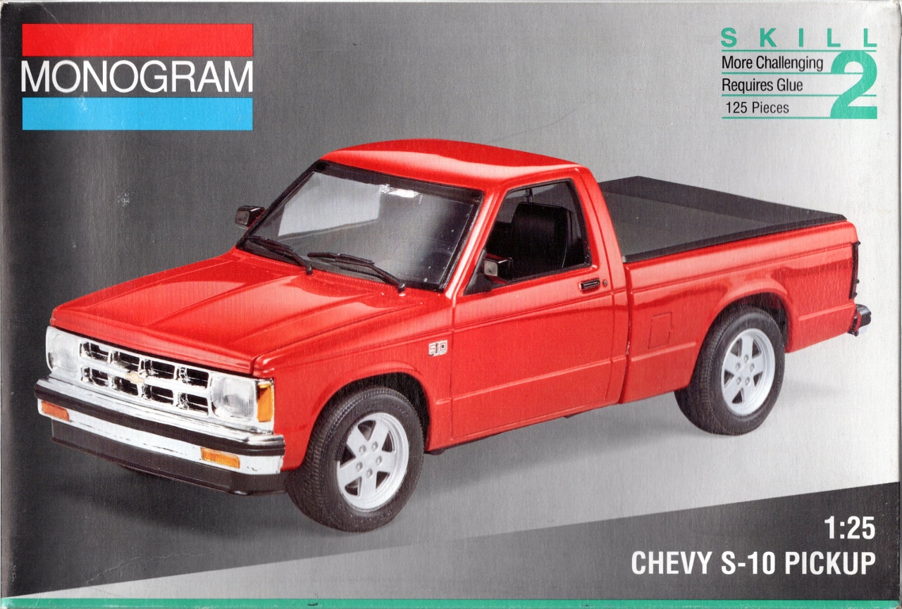 Revell/Monogram 1993 Chevy S-10 Pickup Truck - Standard or Cameo EL ...