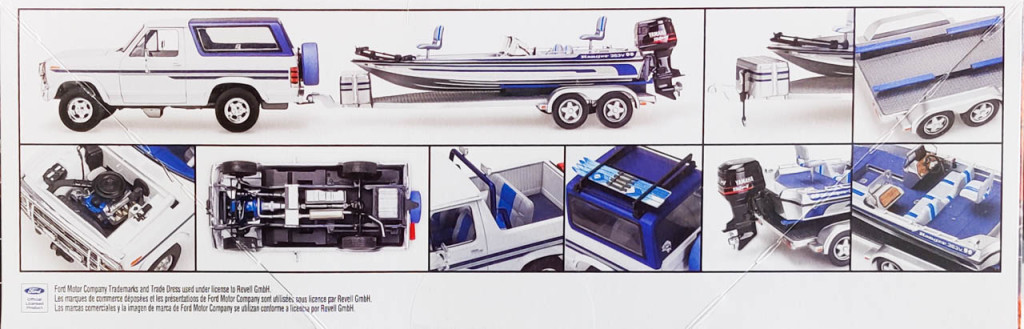Revell “Gone Fishing” 1980 Ford Bronco with Bass Boat and Trailer ...