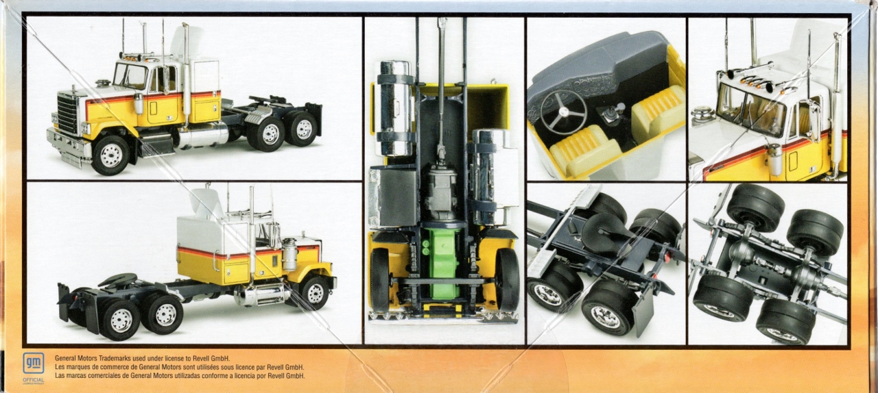 Revell Chevy Bison Semi Tractor Truck with Sleeper, 1/32 Scale ...