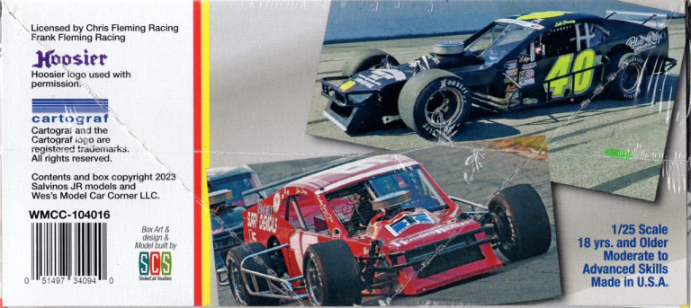 Salvinos Jr. Models Fleming Family Racing Asphalt Modified Race Car ...