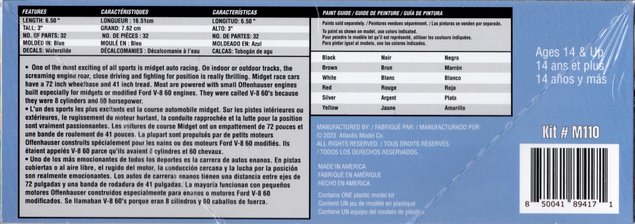 Atlantis (Monogram) Midget Racer - Spotlight Hobbies