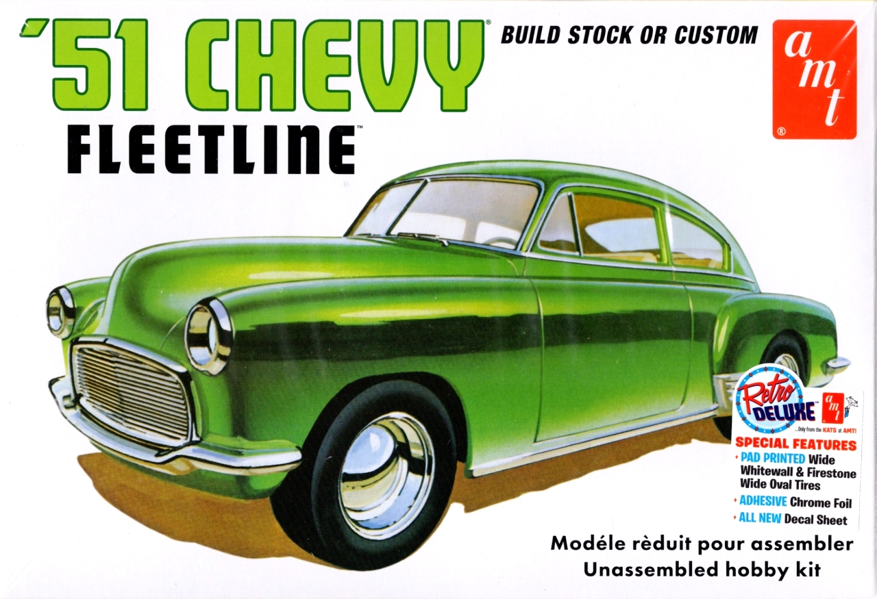 AMT 1951 Chevy Fleetline Fastback - Stock or Custom - Spotlight Hobbies