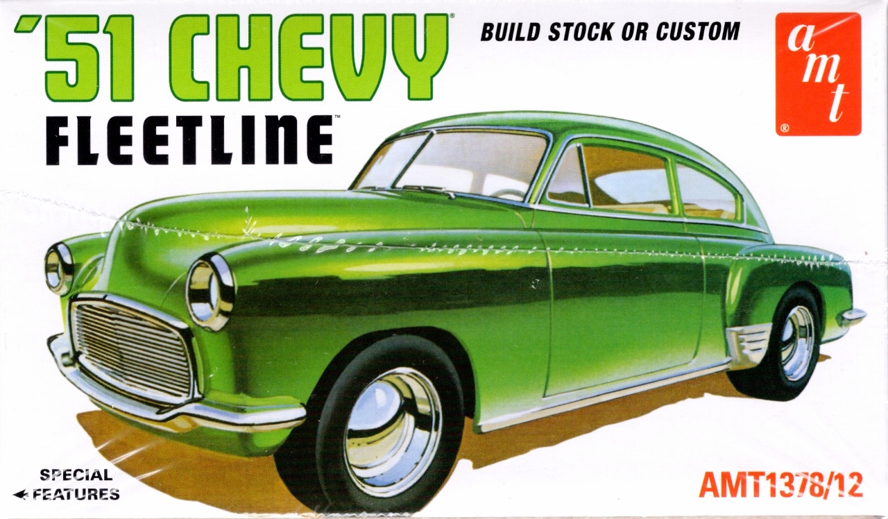 AMT 1951 Chevy Fleetline Fastback - Stock or Custom - Spotlight Hobbies