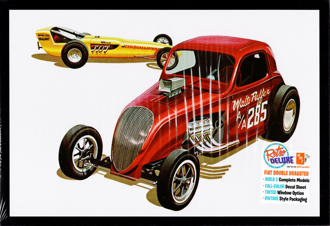 AMT "Double Dragster" Fiat Altered and Dragster - Spotlight Hobbies