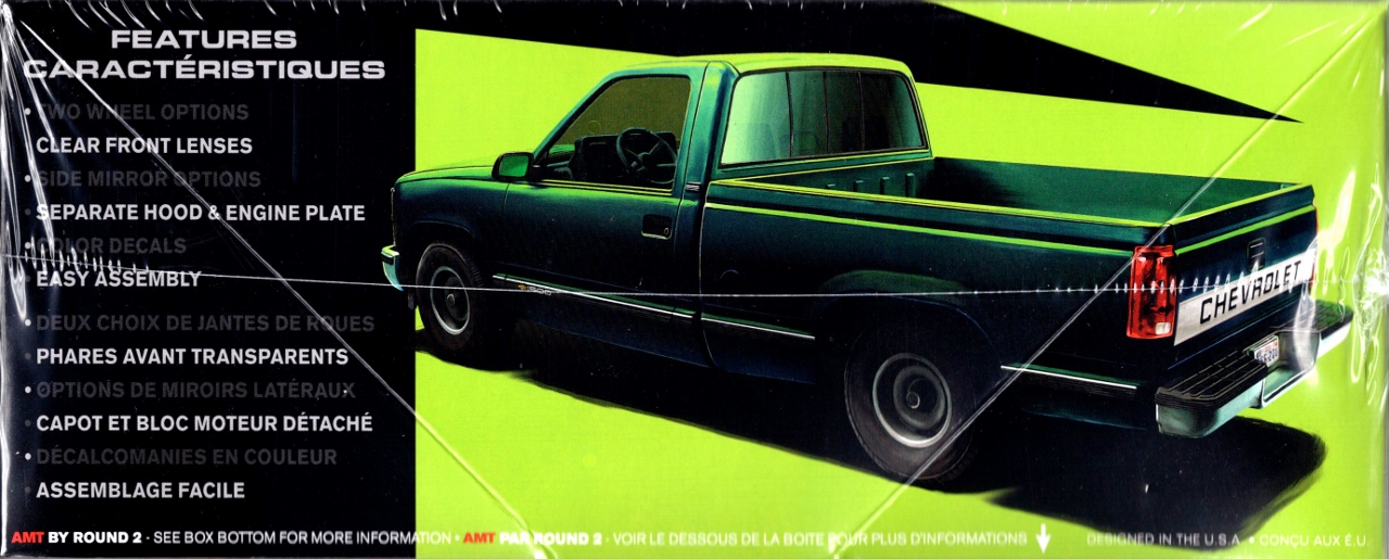 AMT 1992 Chevy Silverado Fleetside Shortbed Pickup Truck - Easy Build ...