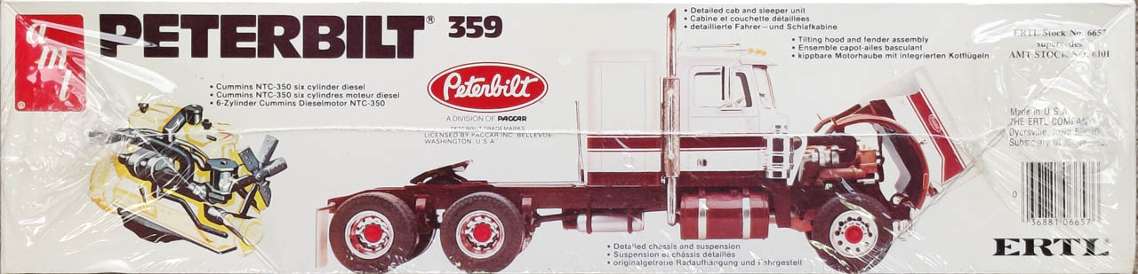 AMT (ERTL) Peterbilt 359 Semi Tractor Truck - Spotlight Hobbies