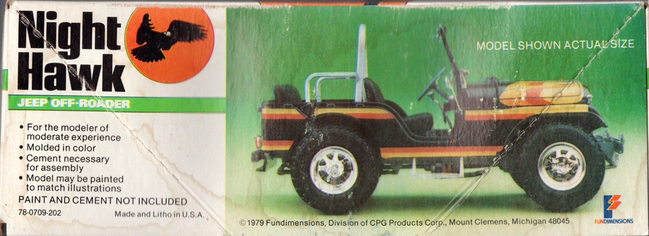 MPC 1979 Jeep Off-Roader "Night Hawk" - Spotlight Hobbies