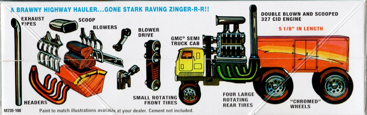 MPC Super Semi Truck "Zinger" - Spotlight Hobbies