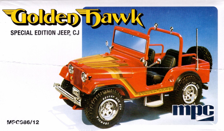 MPC 1981 Jeep CJ5 4x4 Off-Roader "Golden Hawk" - Spotlight Hobbies