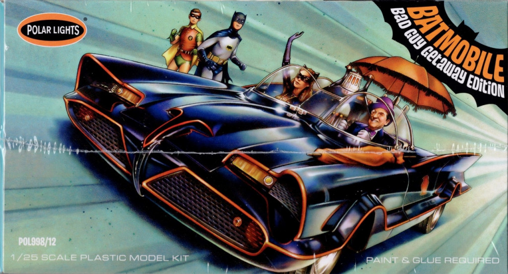 Polar Lights Batmobile from the 1966 Television Show "Bad Guy Getaway ...