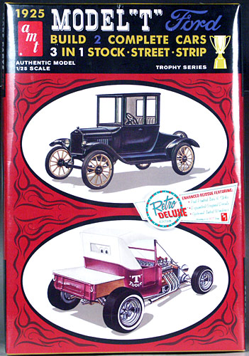 AMT 1925 Ford Model “T” Roadster and “Tall T” Unchopped Coupe - Double ...