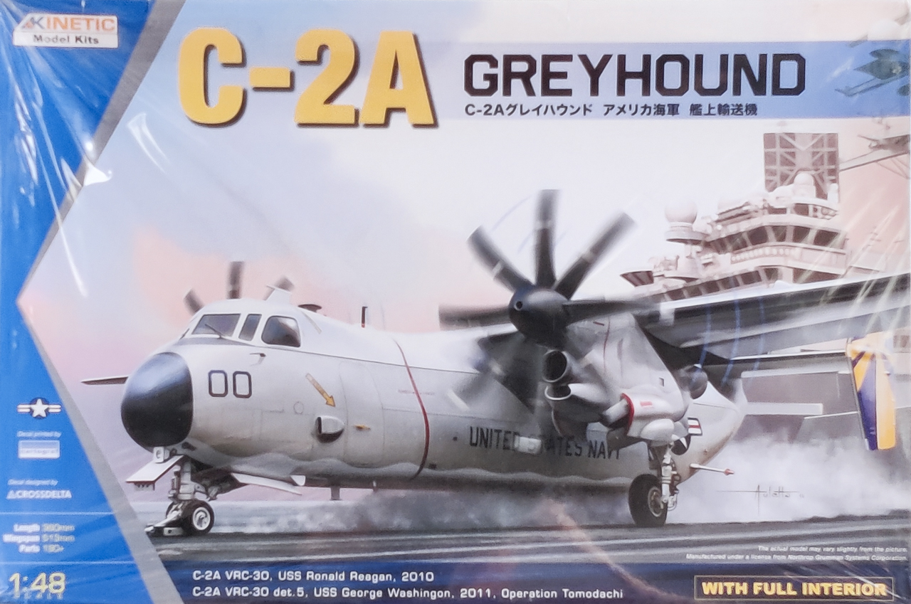 Kinetic Grumman C-2A Greyhound Cargo Aircraft - 1/48 Scale - Spotlight ...