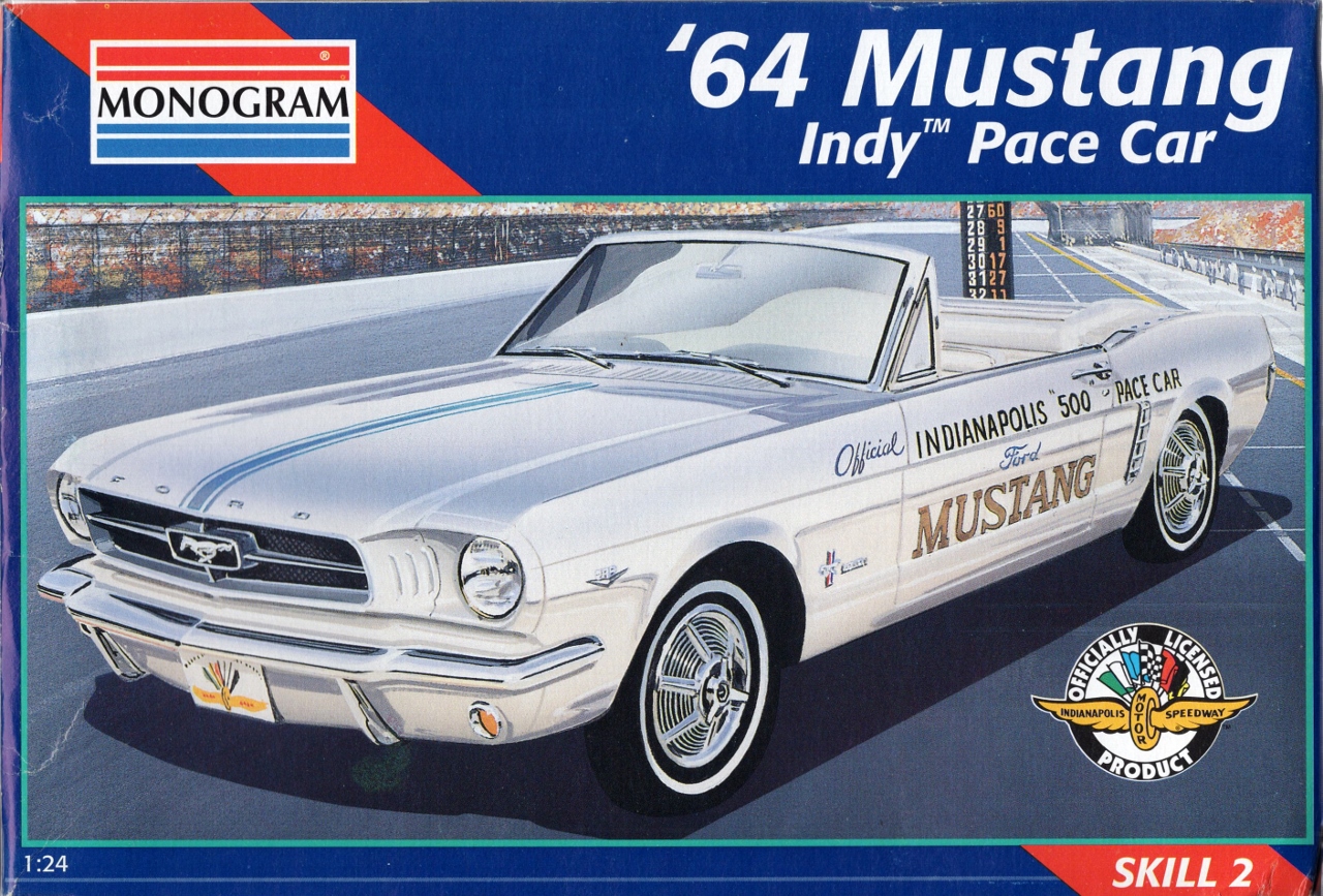 Monogram 1964 1/2 Ford Mustang Convertible Indy Pace Car - Spotlight ...