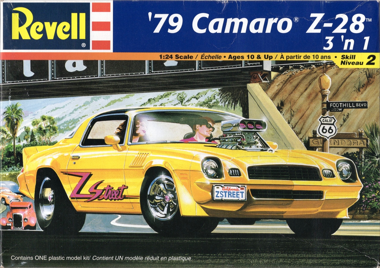Revell/Monogram 1979 Chevy Camaro Z-28 - 3 'n 1 - Stock, Drag or Street ...