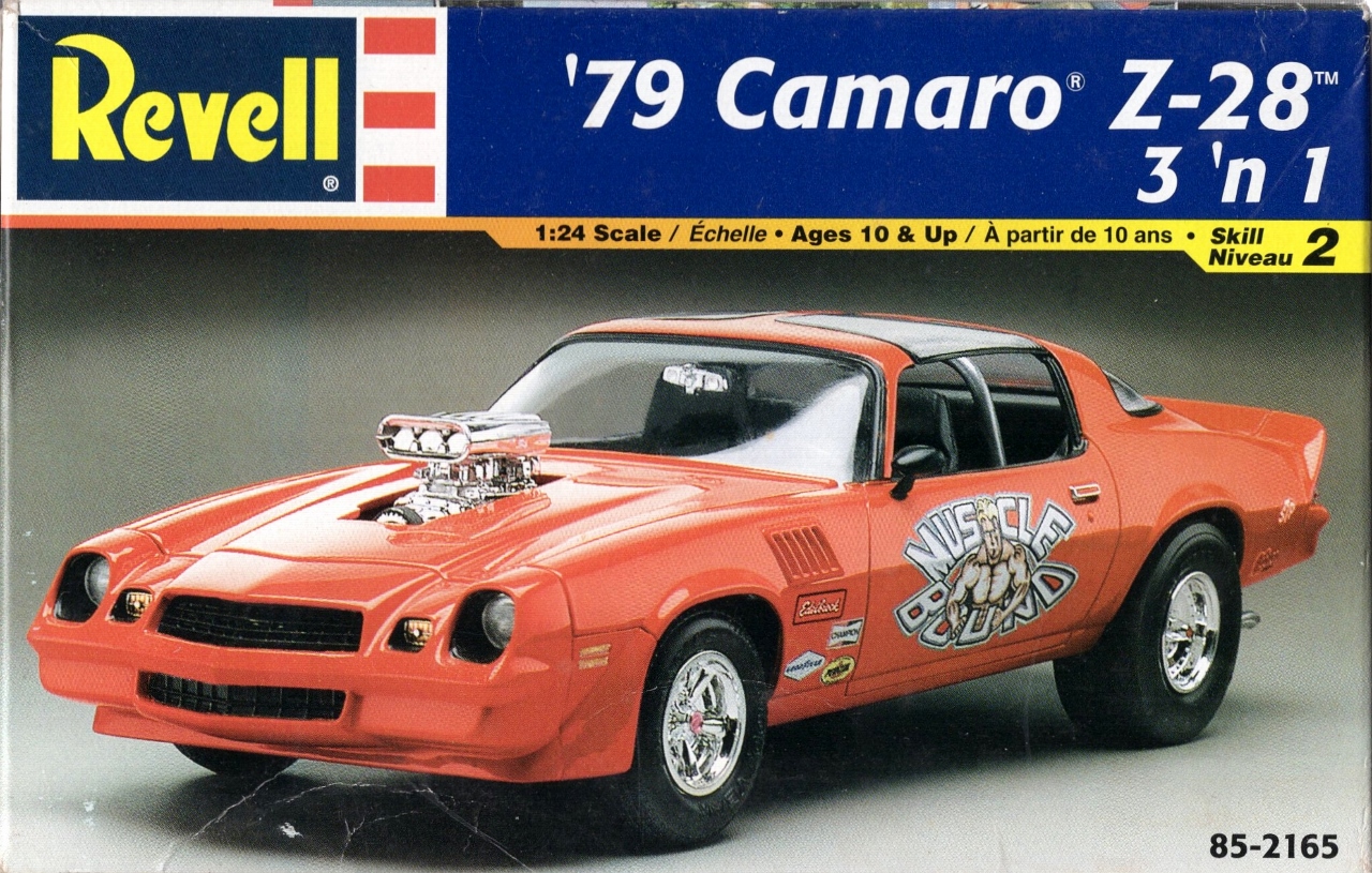 Revell/Monogram 1979 Chevy Camaro Z-28 - 3 'n 1 - Stock, Drag or Street ...