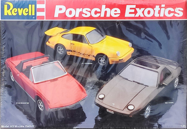 Revell "Porsche Exotics" 911 Carrera, 914-6 Roadster and 928 Coupe Set ...