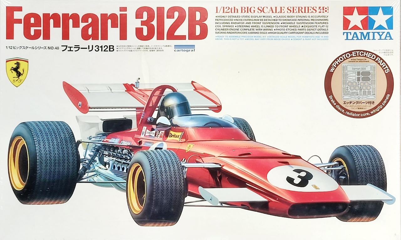 Tamiya Ferrari 312B F1 - 1/12 Scale - Spotlight Hobbies