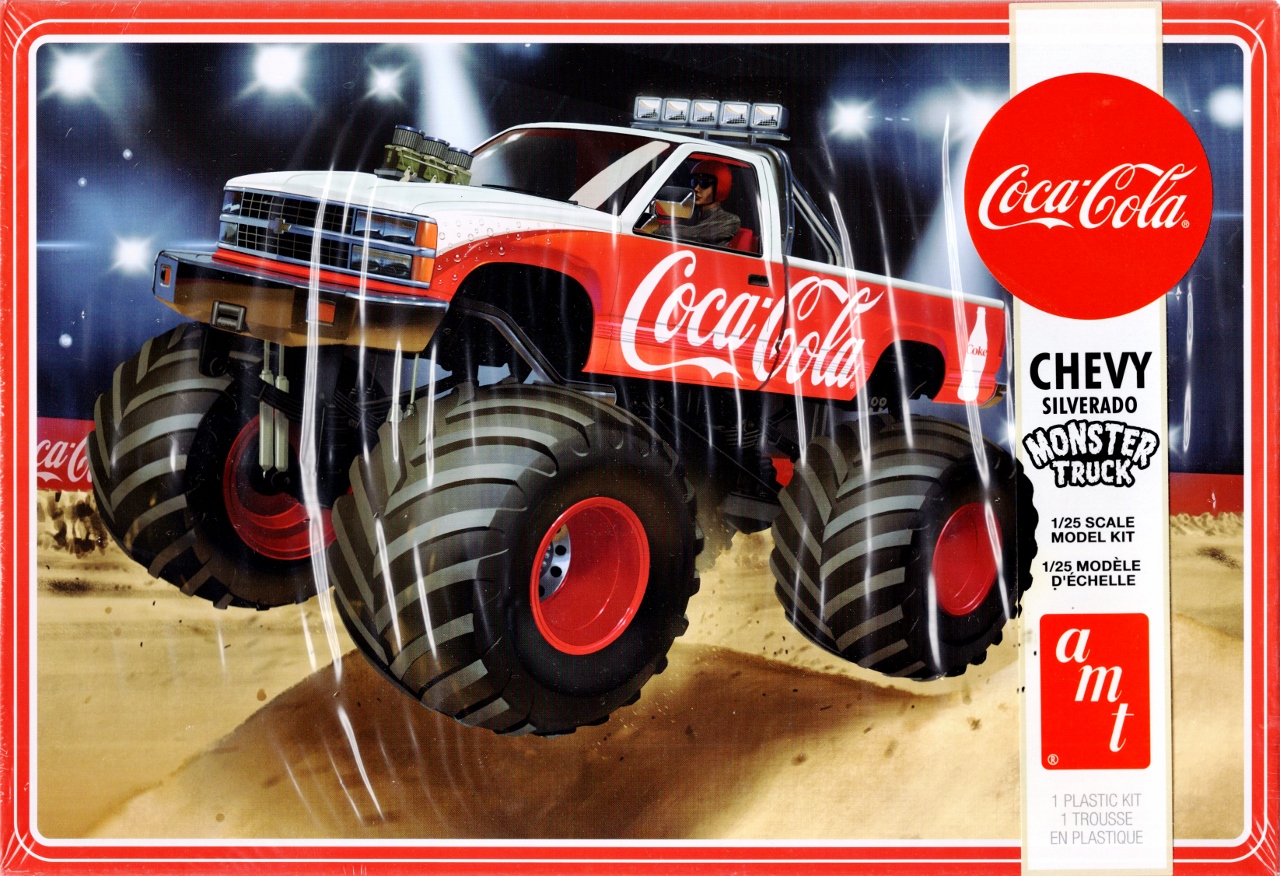 AMT "Coca-Cola" Chevy Silverado Pickup Monster Truck - Spotlight Hobbies