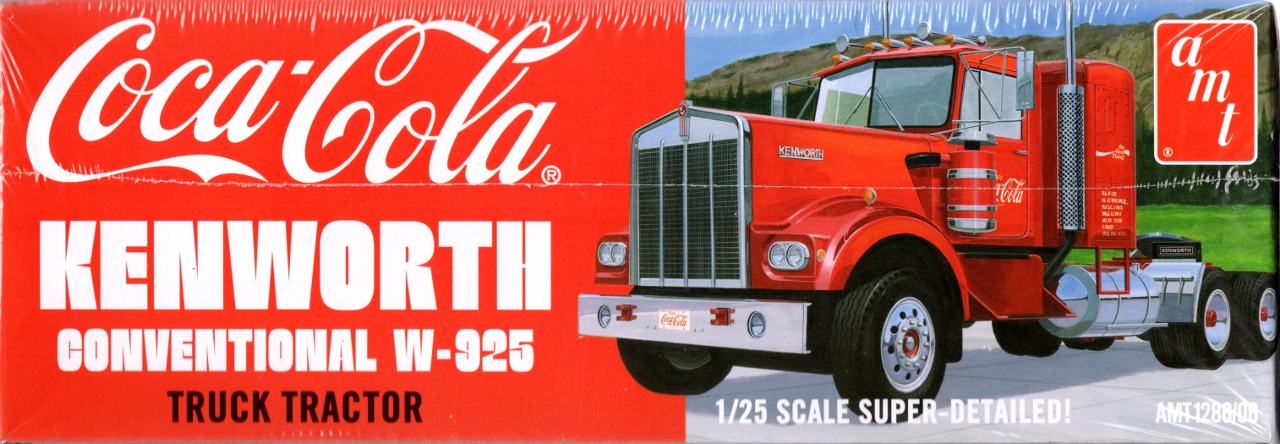 AMT "Coca-Cola" Kenworth Conventional W-925 Semi Truck Tractor ...
