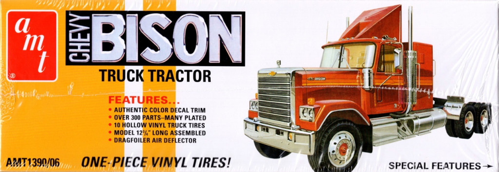 AMT Chevy Bison Semi Tractor Truck with Sleeper - Spotlight Hobbies