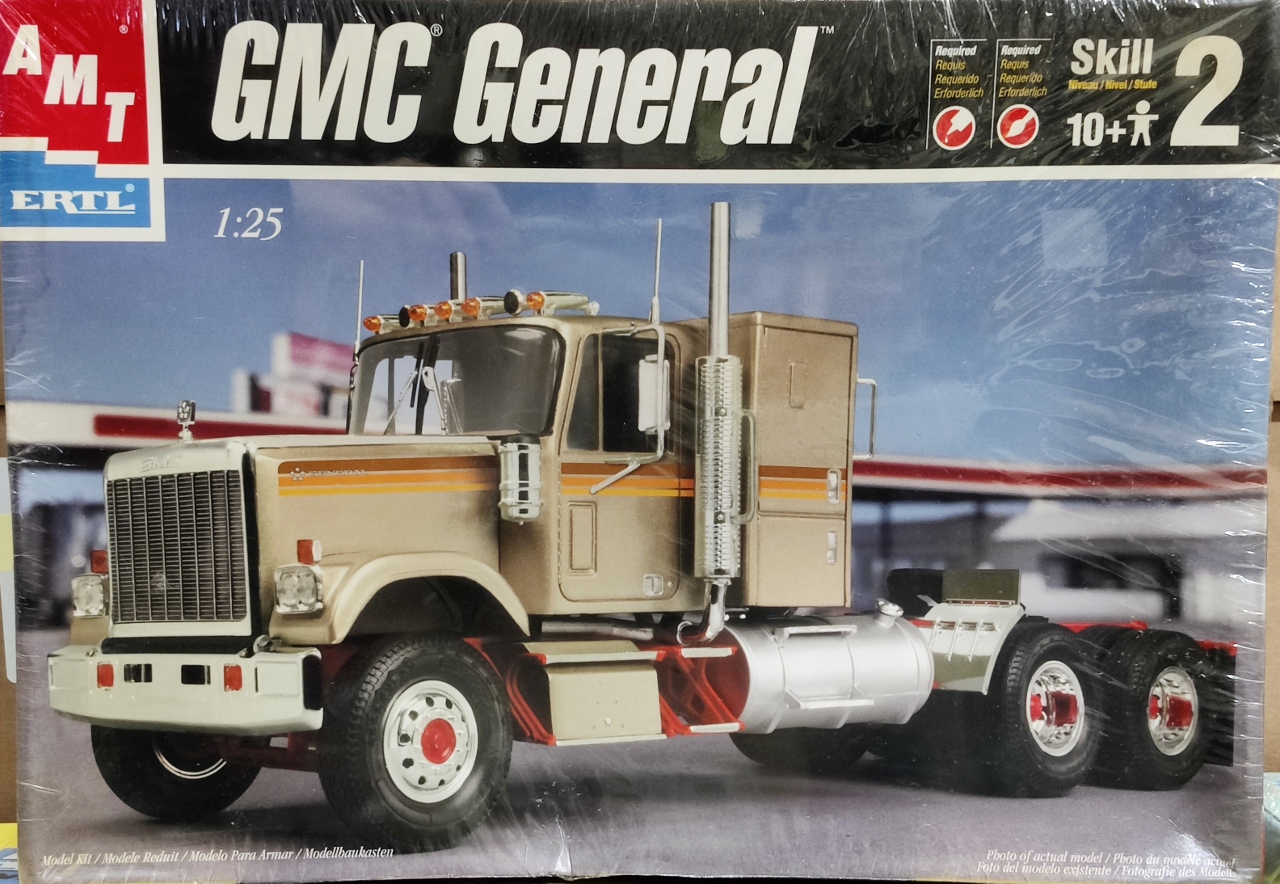 AMT GMC General Conventional Semi Truck Tractor with Sleeper ...