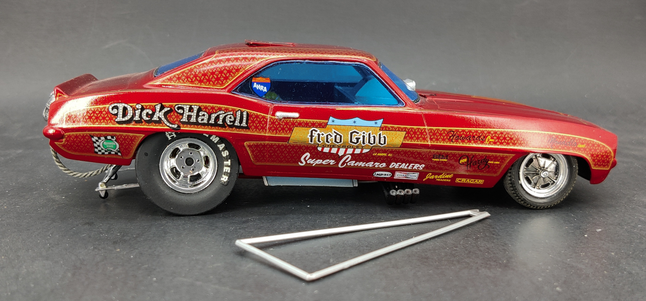 MPC Fred Gibb/Dick Harrell 1969 Chevy Camaro Funny Car Built Kit ...