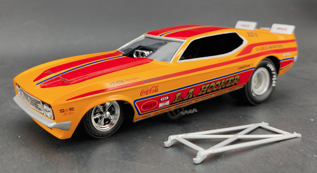 MPC “L.A. Hooker” Ford Mustang Funny Car Built Kit - Spotlight Hobbies
