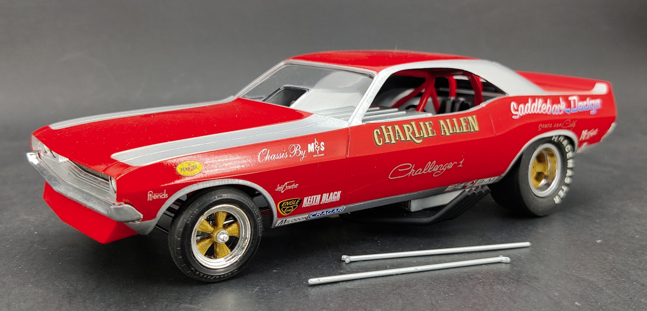 JoHan Charlie Allen Dodge Challenger Funny Car Built Kit - Spotlight ...