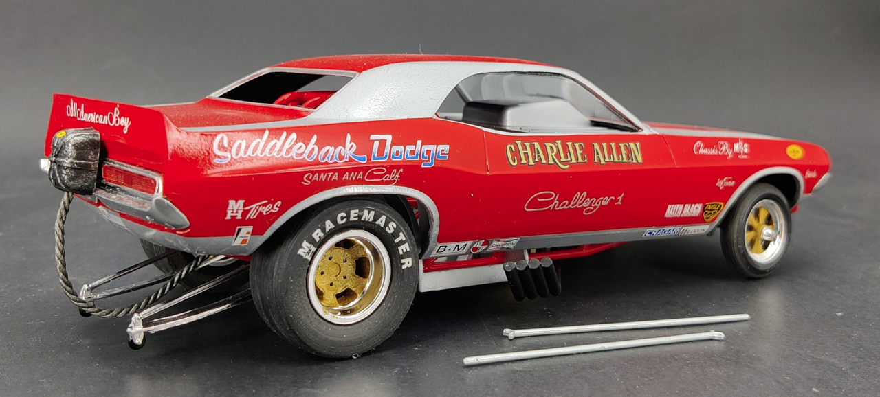 JoHan Charlie Allen Dodge Challenger Funny Car Built Kit - Spotlight ...