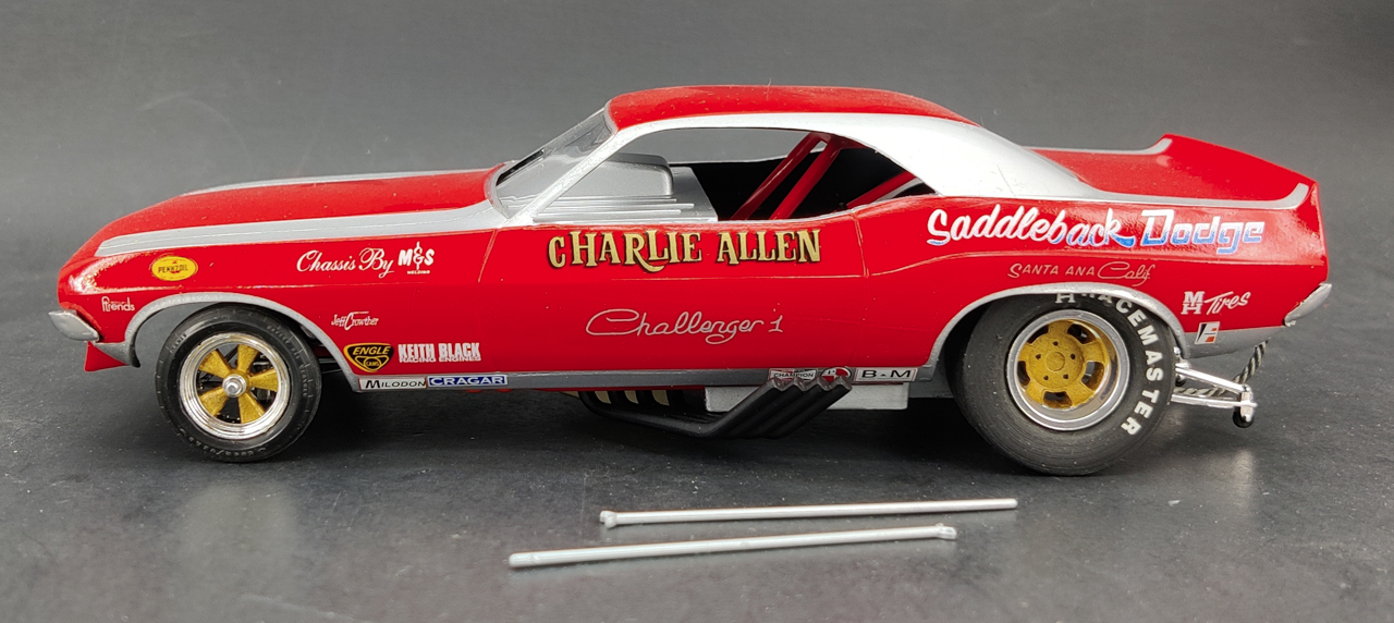 JoHan Charlie Allen Dodge Challenger Funny Car Built Kit - Spotlight ...