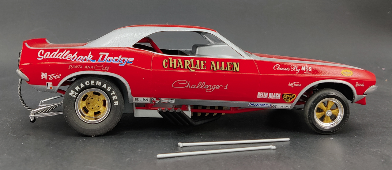 JoHan Charlie Allen Dodge Challenger Funny Car Built Kit - Spotlight ...