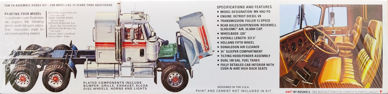 AMT Chevy Bison Semi Tractor Truck with Sleeper - Spotlight Hobbies