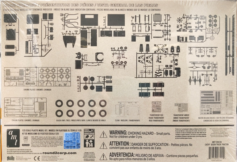 AMT Chevy Bison Semi Tractor Truck with Sleeper - Spotlight Hobbies