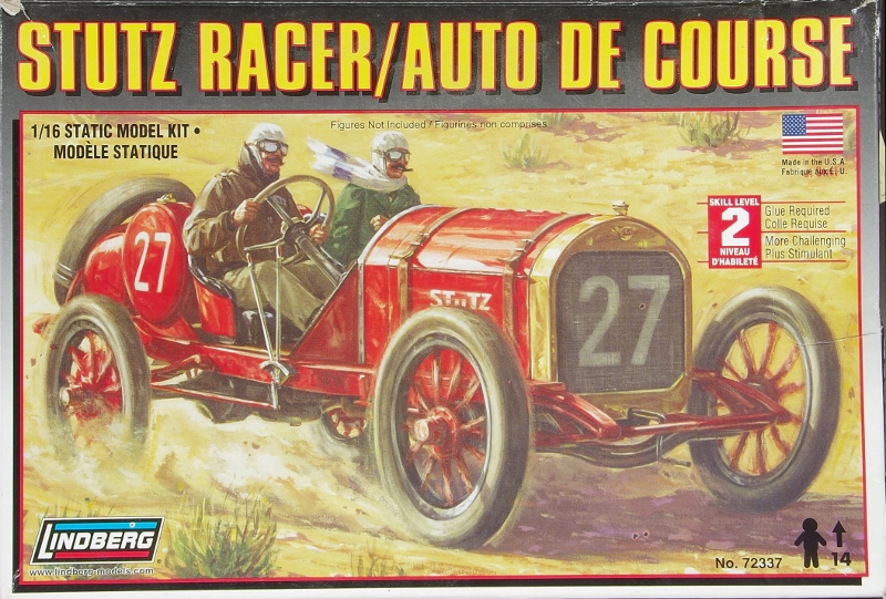 Lindberg 1914 Stutz Bearcat Racer - 1/16 Scale - Spotlight Hobbies