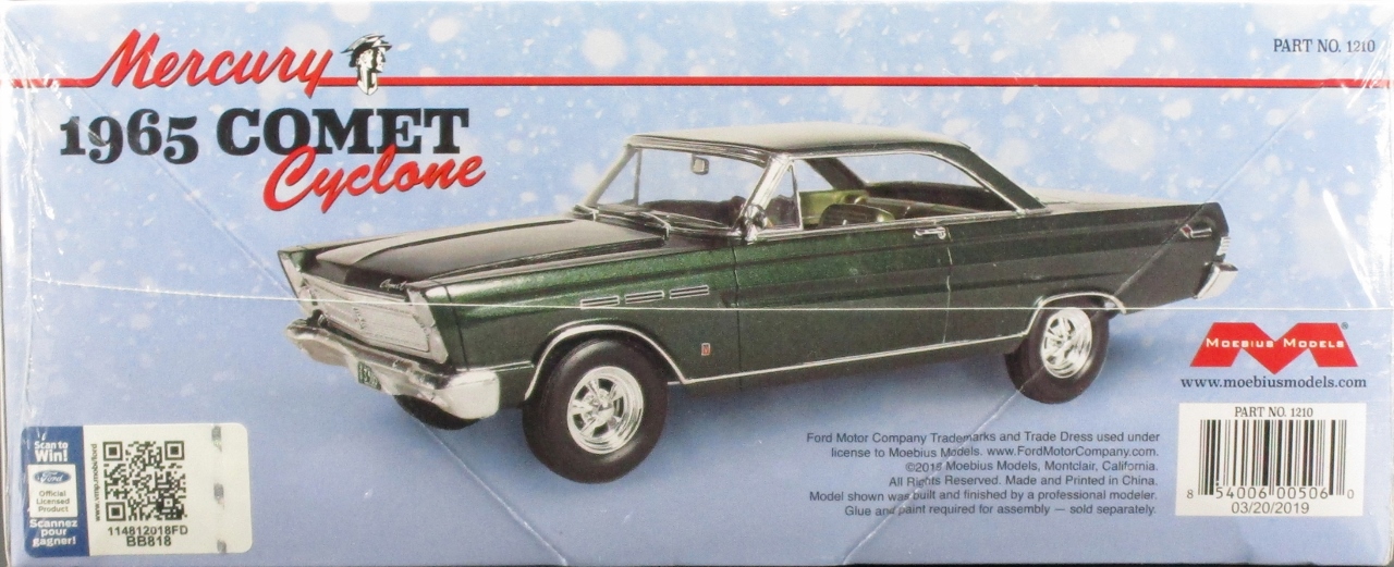 Moebius 1965 Mercury Comet Cyclone Hardtop - Spotlight Hobbies