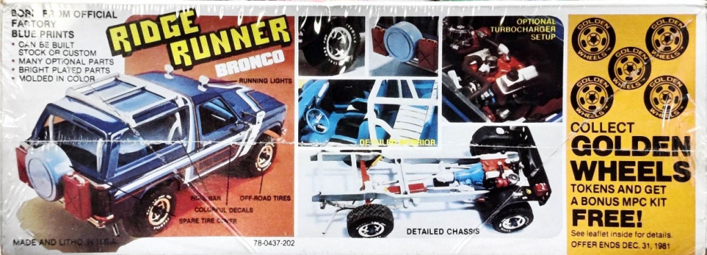 MPC 1981 Ford Bronco 4x4 "Ridge Runner" - Spotlight Hobbies