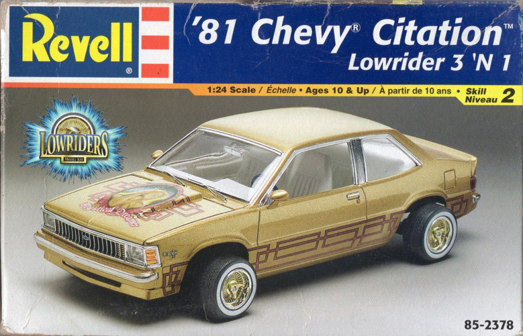 Revell/Monogram 1981 Chevy Citation - Stock, Lowrider or Tuner - Spotlight Hobbies